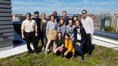 Studying the Milken Institute School of Public Health Building | Milken ...